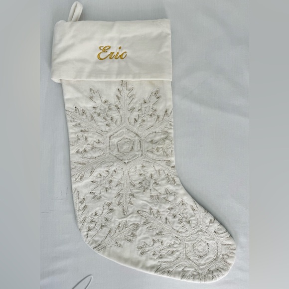 Pottery Barn | Holiday | Pottery Barn Elegant Stocking Eric Gold ...